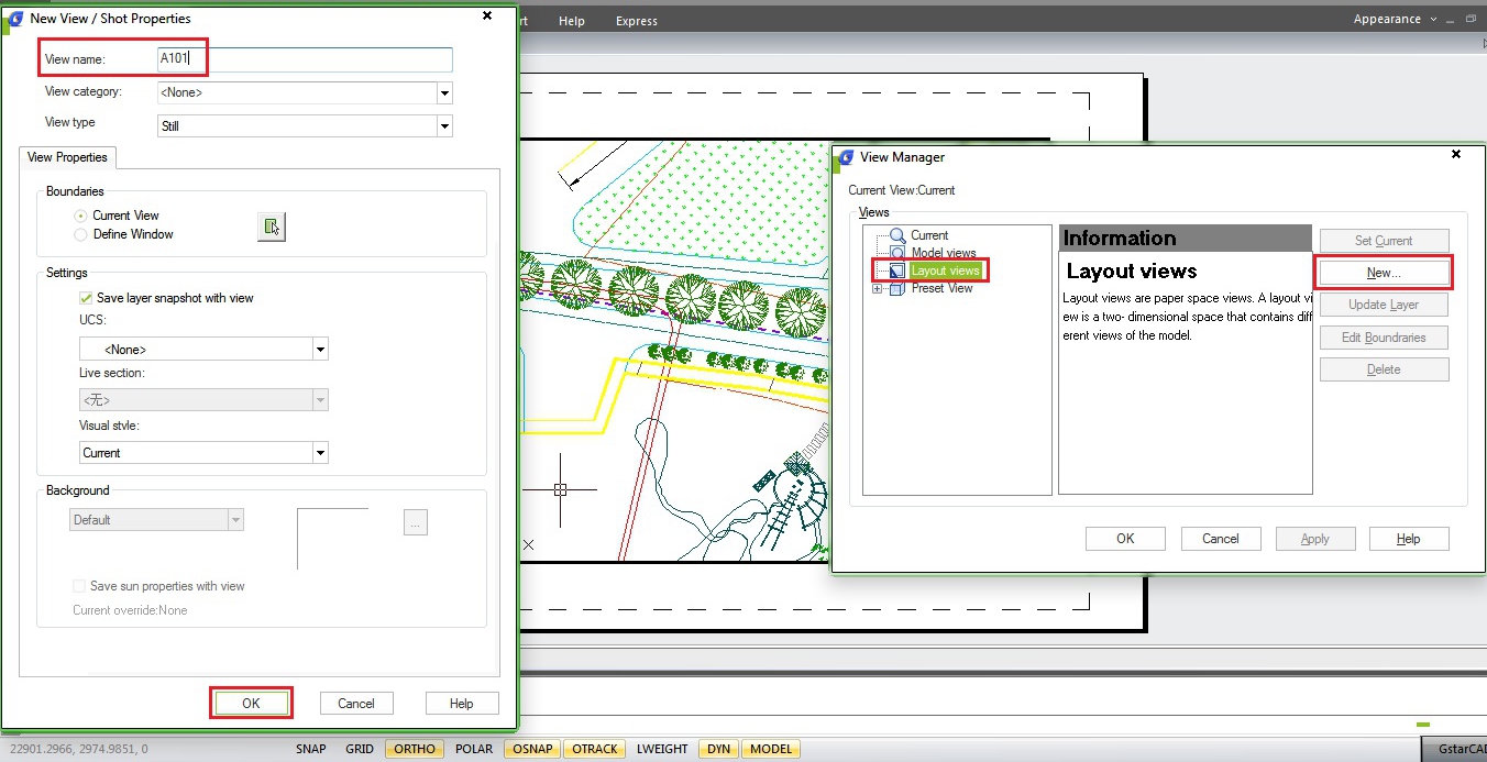 Navigate between model and paper space with hyperlinks - GstarCAD